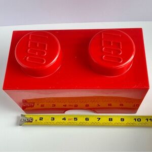 Lego | Toys | Lego Stackable Block Storage Brick Box 402 Container Red ...